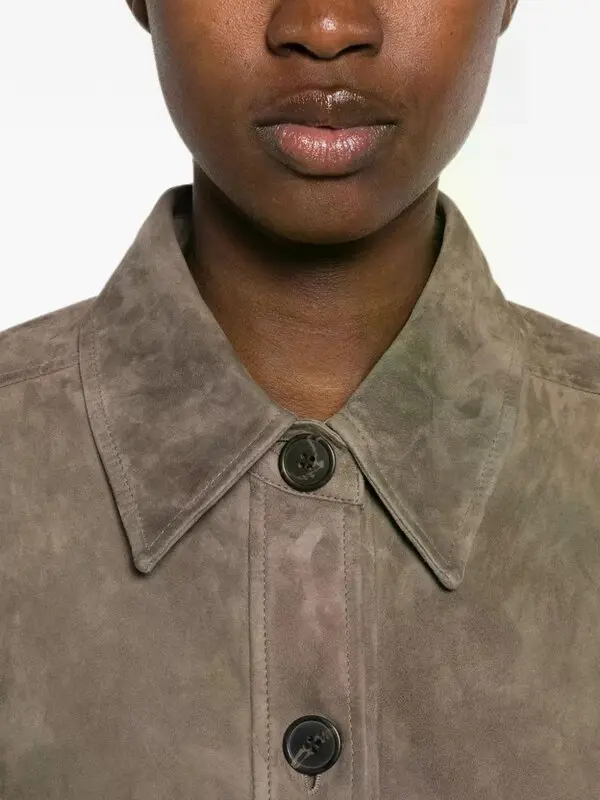 ARMA Kaylee Suede Leather Shirt
