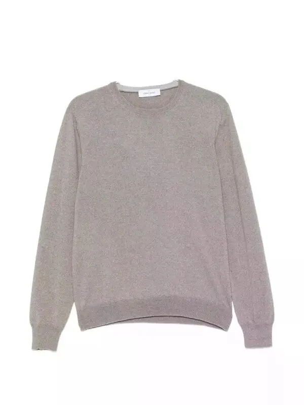 GRAN SASSO Crew-neck Long-sleeve Sweater - Grey