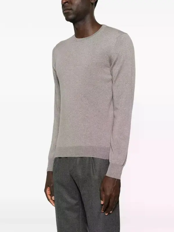 GRAN SASSO Crew-neck Long-sleeve Sweater