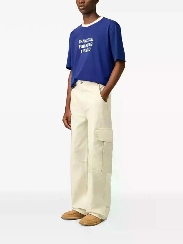 AMI Paris Baggy-fit Cargo Cotton Trousers