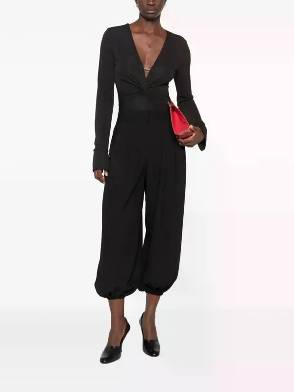 Imperial Twist-detail V-neck Bodie