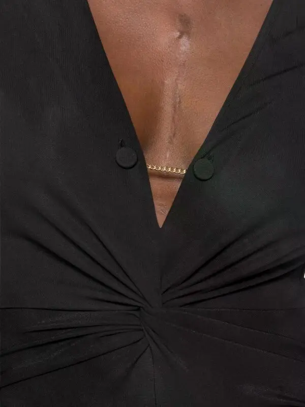 Imperial Twist-detail V-neck Bodie