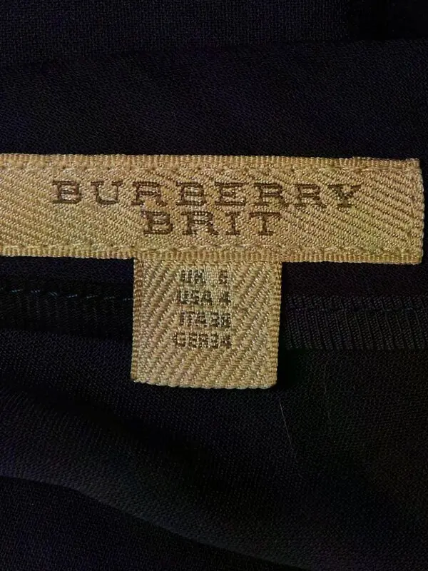 Burberry Short-sleeve Pleated Dress