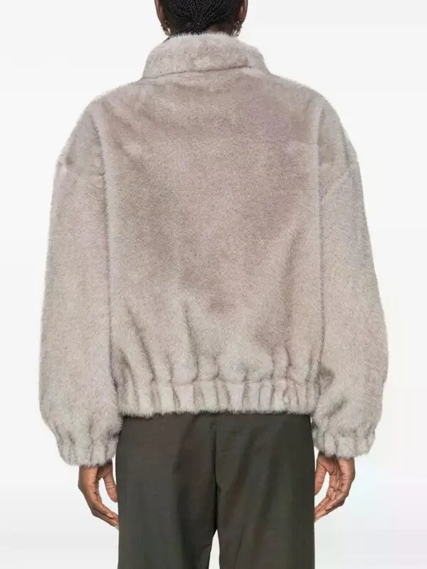 Liu Jo Faux-fur Funnel-neck Jacket