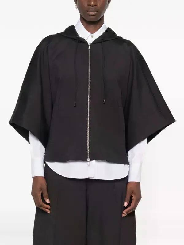 Max Mara Hooded Cape-sleeve Hoodie