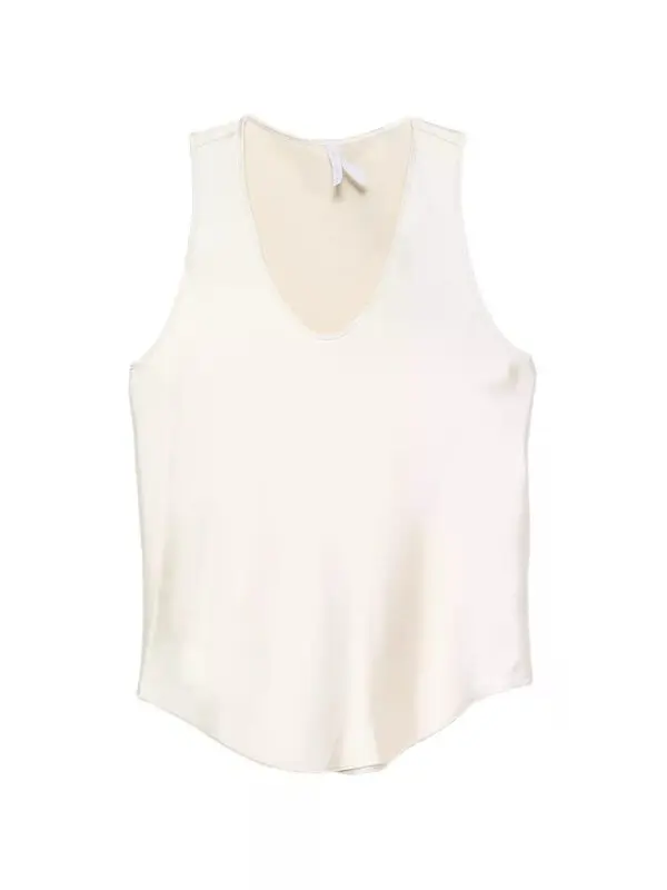 Imperial Satin-finish Racerback Top - Neutrals