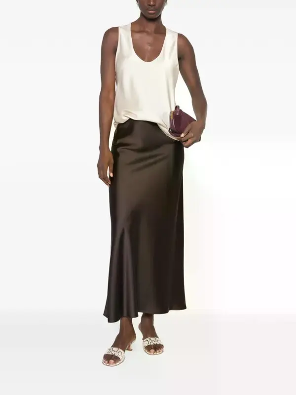 Imperial Satin-finish Racerback Top - Neutrals