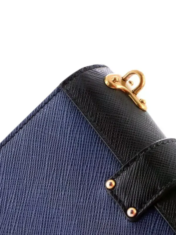 Prada Cahier Embellished Leather Micro Crossbody Bag