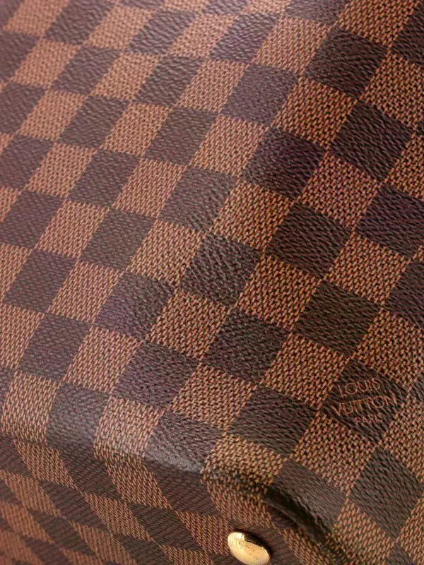 LOUIS VUITTON Kensington Handbag Damier Tote Bag - Brown