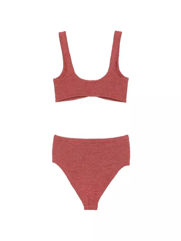 Hunza G Nadine Crinkled Bikini - Pink