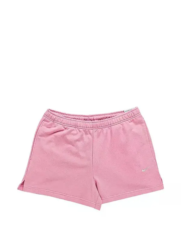 Nike Studio Fleece Lightweight French Terry Mid-rise Shorts - Pink
