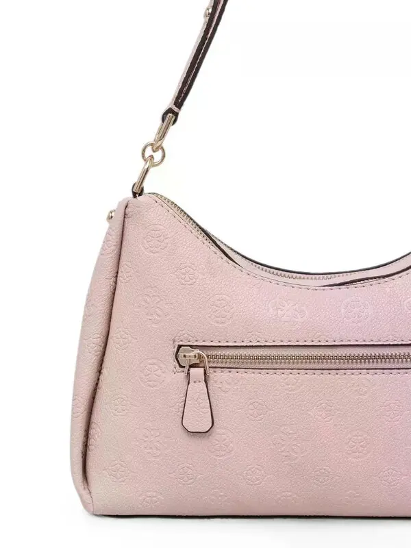 Guess Monogram Debossed Logo Plaque Tote Bag
