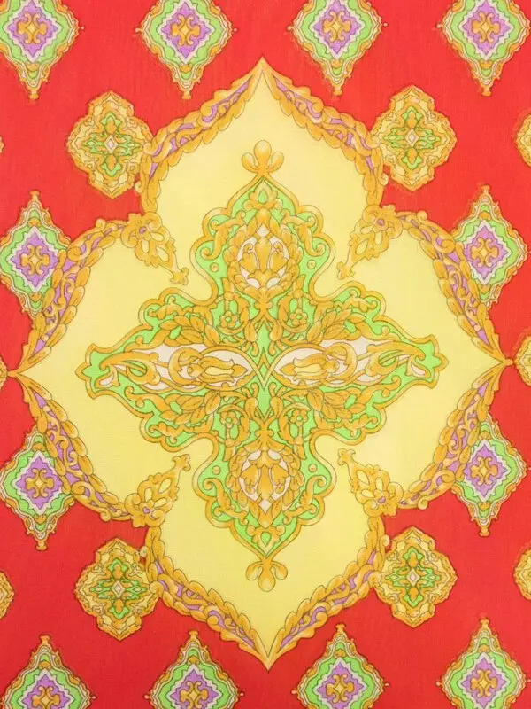 Versace 2000s Baroque-print Scarf