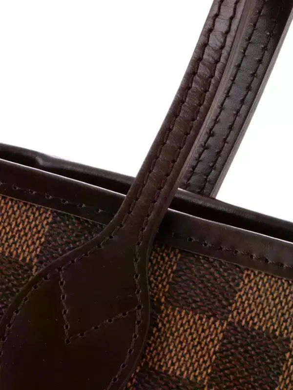 LOUIS VUITTON Neverfull Damier Pm Tote Bag - Brown