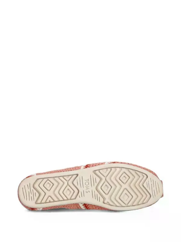 Toms Alpargata Crochet-knit Striped Espadrilles