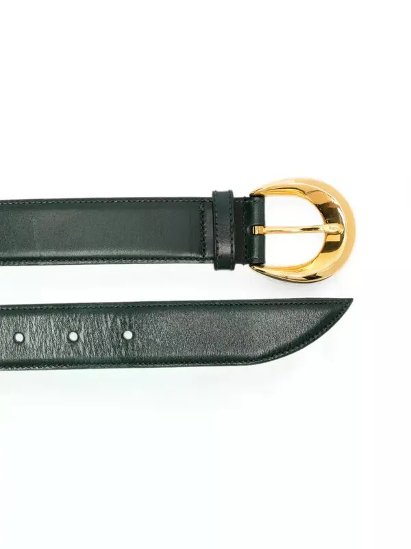 FERRAGAMO 1980s Crescent Buckle Belt