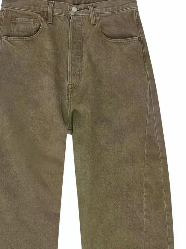 SSSTEIN Barrel-leg Seam-detail Jeans