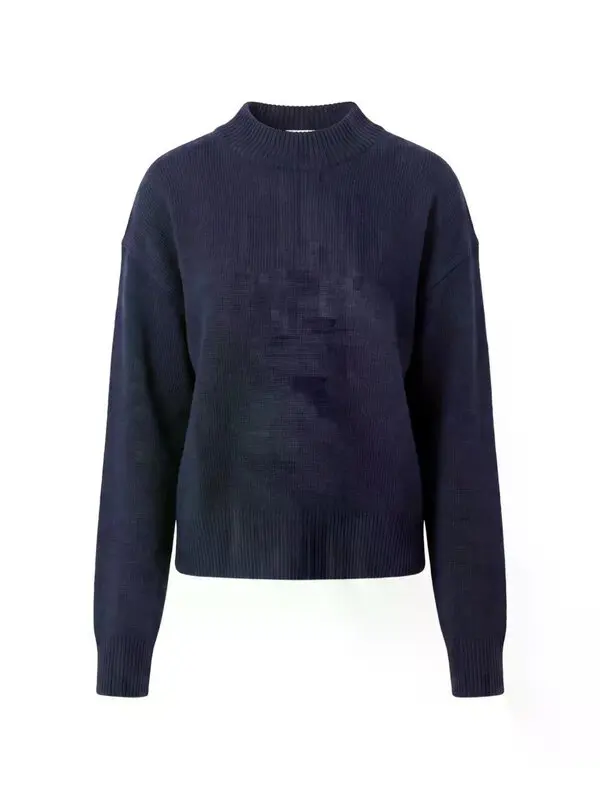 Pinko Ribbed-knit High-neck Sweater