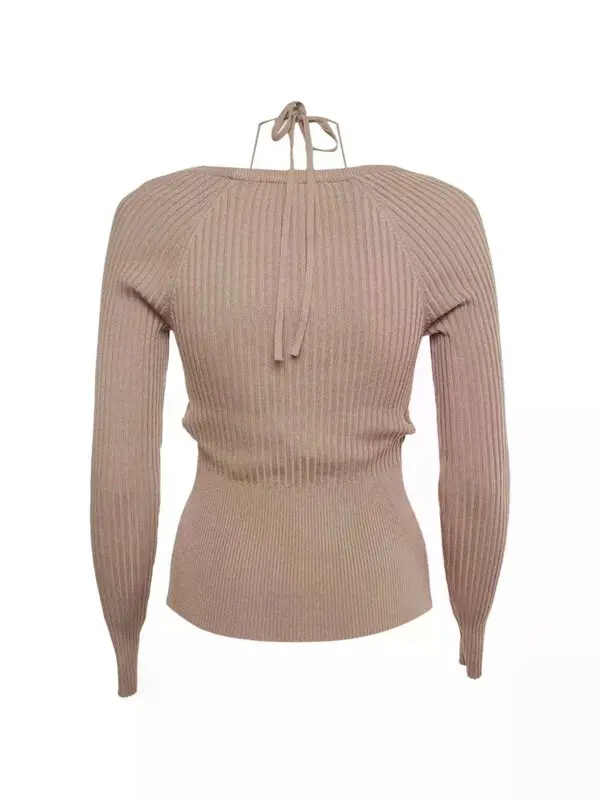 Simkhai Rib-knit Halter-neck Sweater