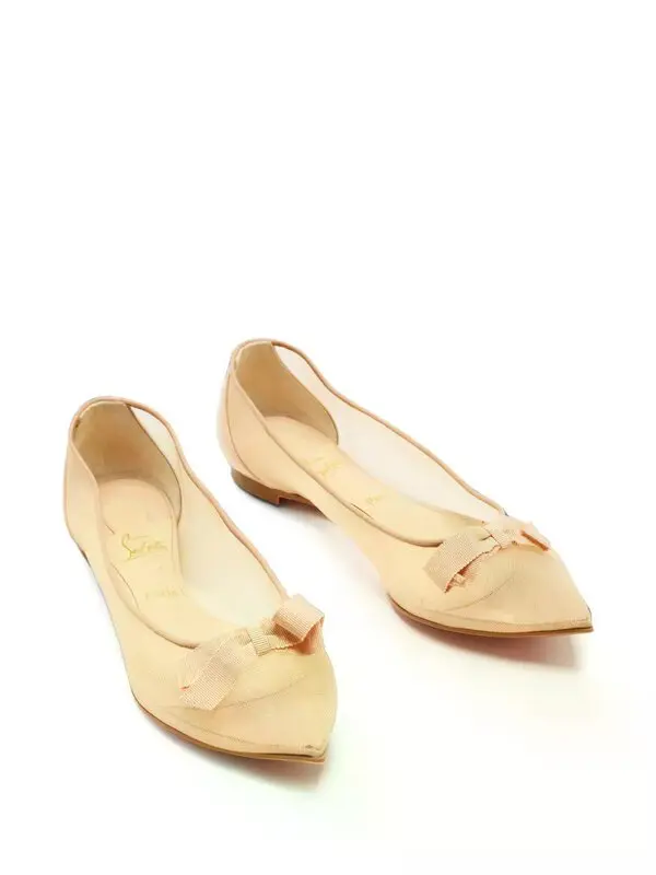 CHRISTIAN LOUBOUTIN Follies Bow Ballet Flats