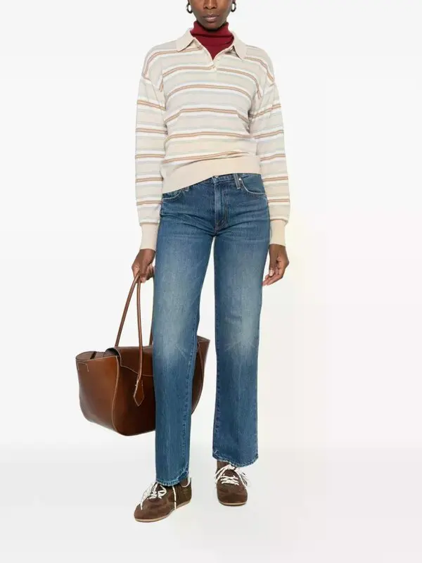 MOTHER The Mid Rise Rambler Jeans - Blue
