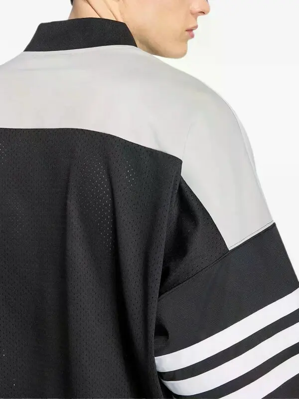 Adidas Mesh-panelled Logo-print T-shirt