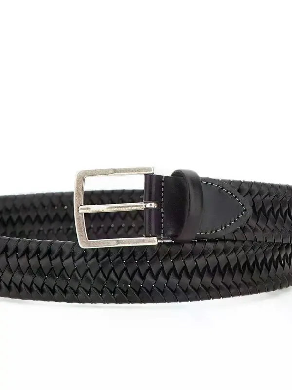 ATHISON Woven Leather Belt