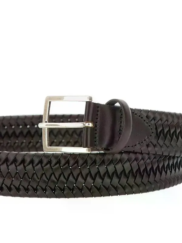 ATHISON Woven Leather Belt