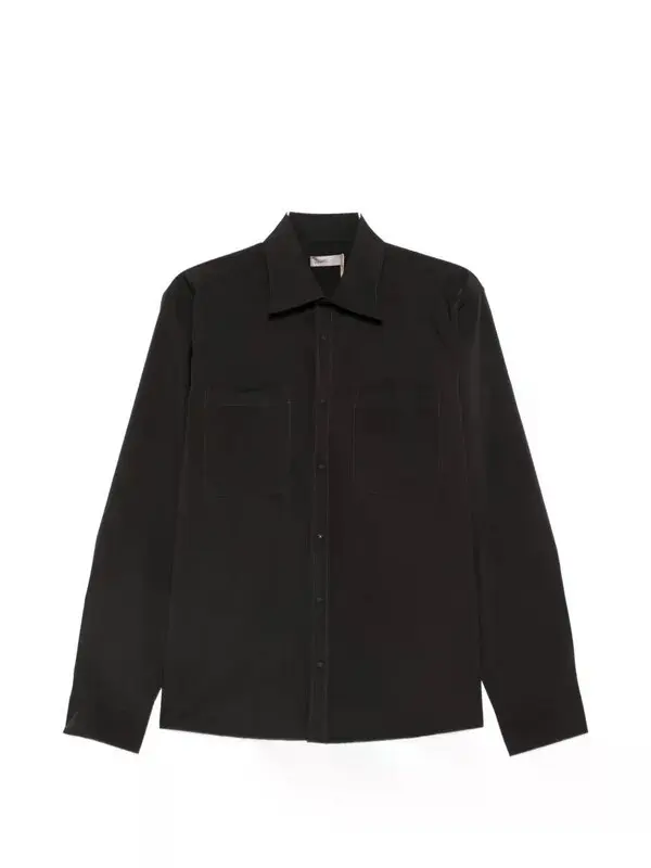 Herno Patch-pocket Long-sleeve Shirt - Black