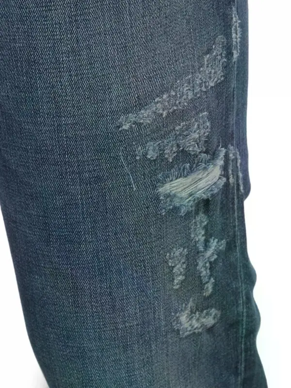 Dolce & Gabbana Distressed Slim-fit Jeans