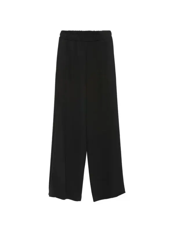 Imperial Elasticated Wide-leg Palazzo Pants - Brown
