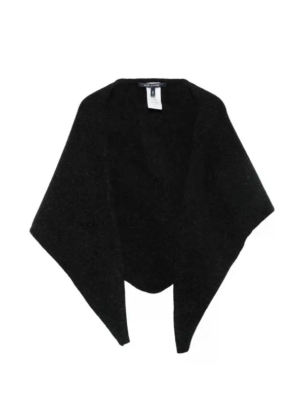 Sofie D'hoore Fine-knit Triangular Scarf - Black