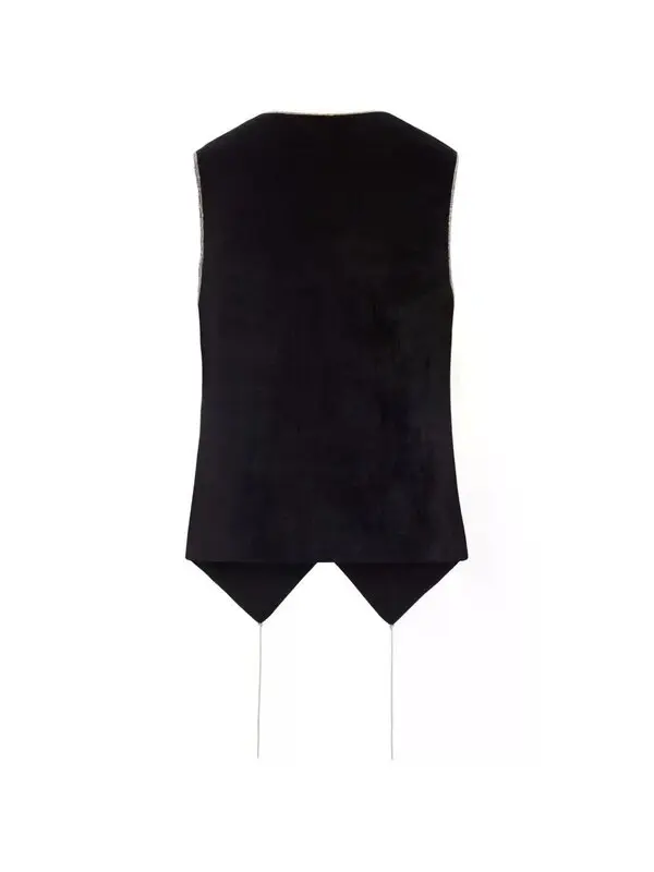 Giorgio Armani Chain-trim Double-breasted Waistcoat