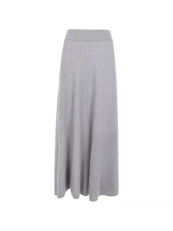 Emporio Armani Fine-knit Flared Midi Skirt