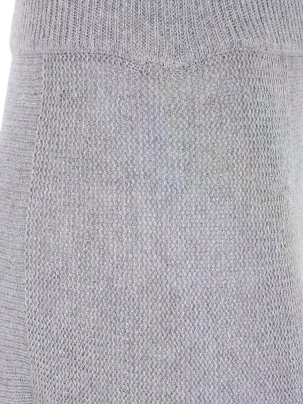 Emporio Armani Fine-knit Flared Midi Skirt