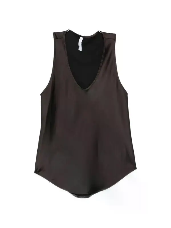Imperial Satin-finish Scoop-neck Tank Top