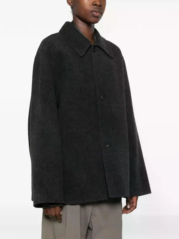 Sofie D'hoore Cousin Melange-effect Single-breasted Coat