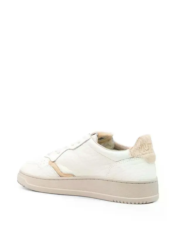 AUTRY Medalist Pony-hair Leather Sneakers