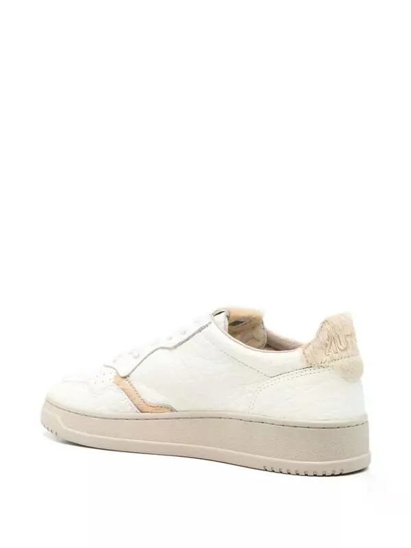 AUTRY Medalist Pony-hair Leather Sneakers