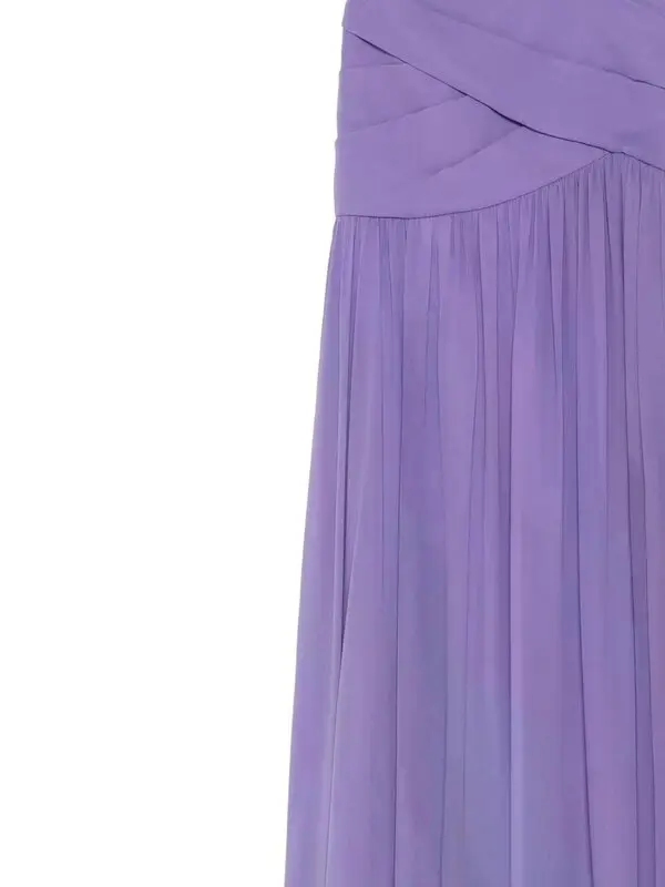 Elie Saab Silk Draped Skirt