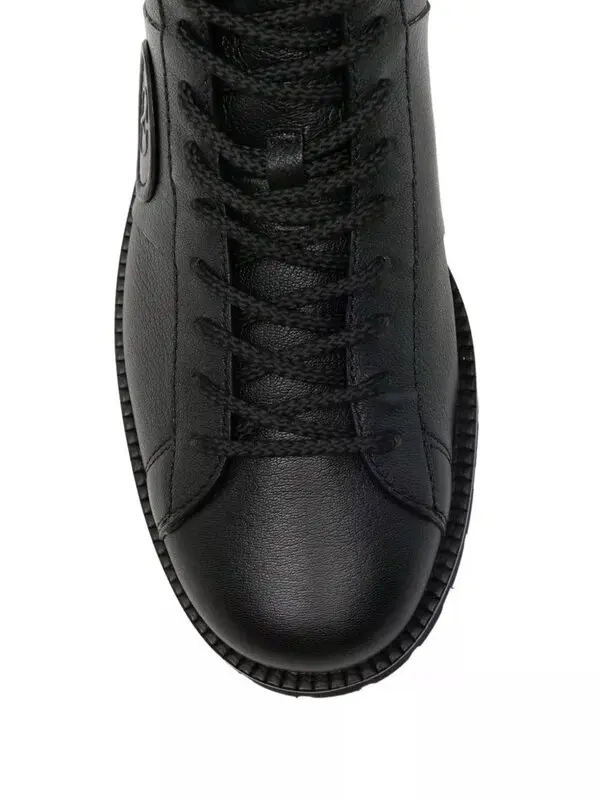 Valentino Garavani Vlogo Signature Leather Boots