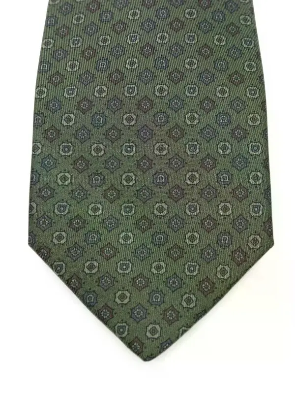 FERRAGAMO Geometric-print Tie