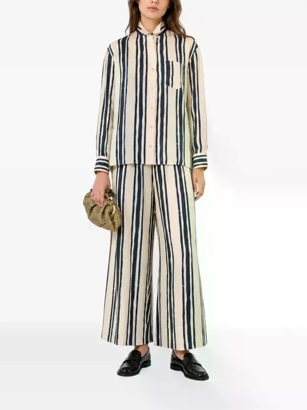 Max Mara Printed Silk Shirt