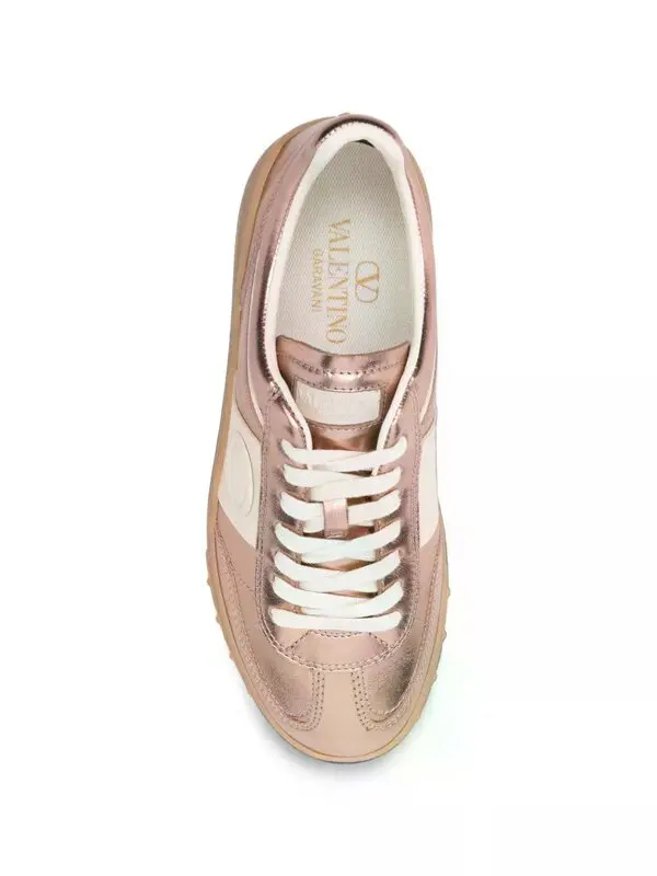 Valentino Garavani Metallic Leather Sneakers