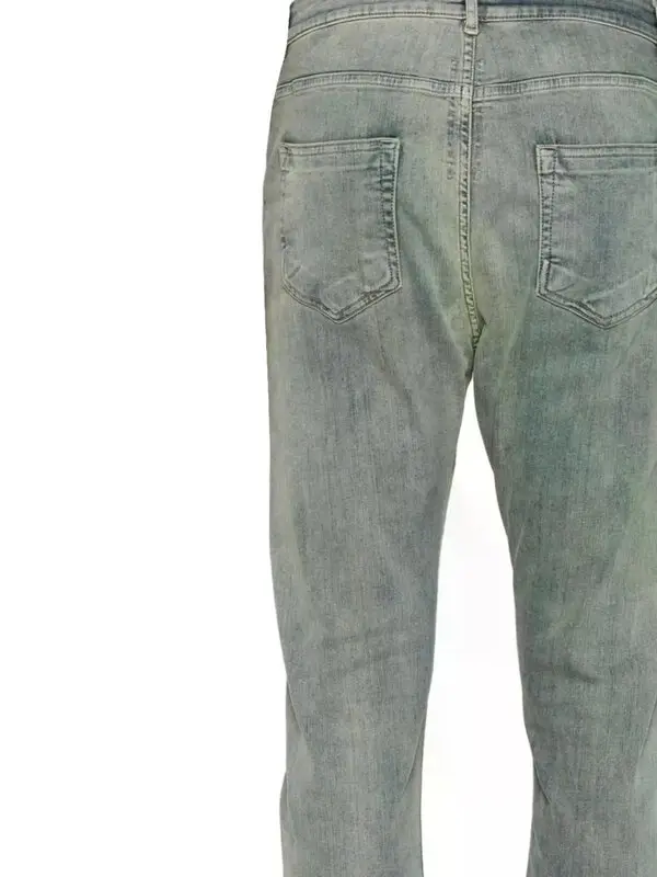 Rick Owens Detroit Faded-effect Five-pocket Jeans