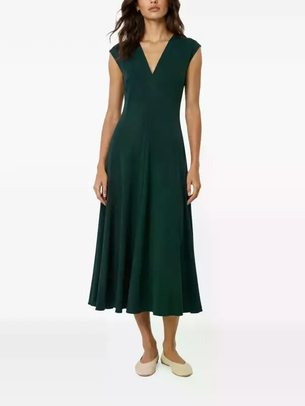 Max Mara V-neck Sleeveless Dress