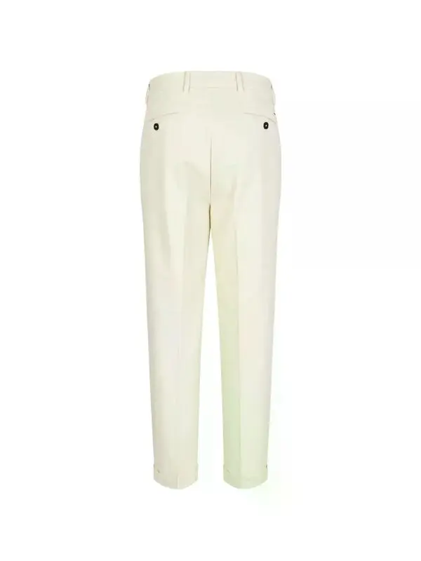 MANUEL RITZ Logo-detail Turn-up Trousers