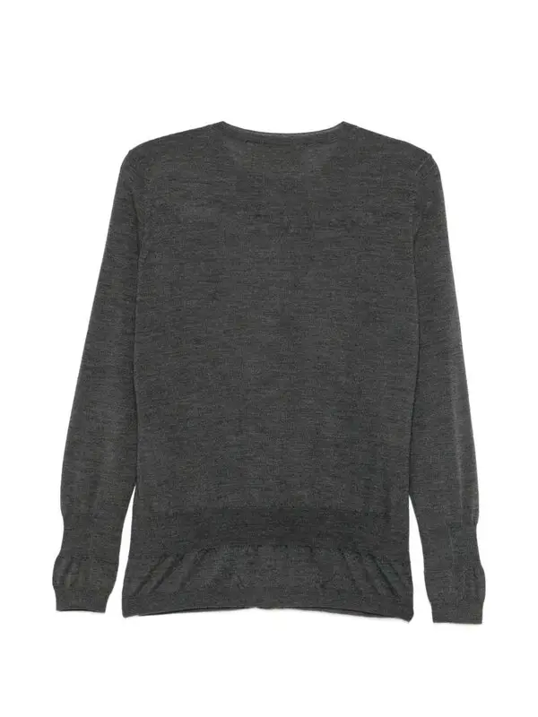 Plan C Ruffled-trim Cardigan