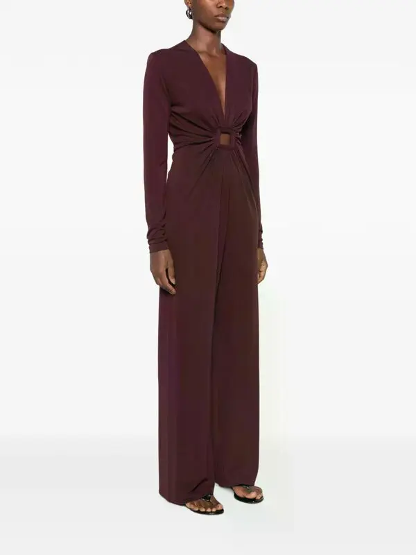 Imperial Cut-out Gathered Jumpsuit