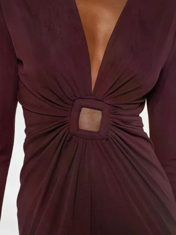 Imperial Cut-out Gathered Jumpsuit